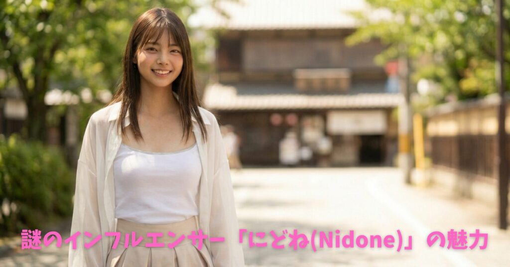 【にどね(Nidone)】謎のインフルエンサーに注目！AI疑惑の真相 | 中年独身男のお役立ち情報局